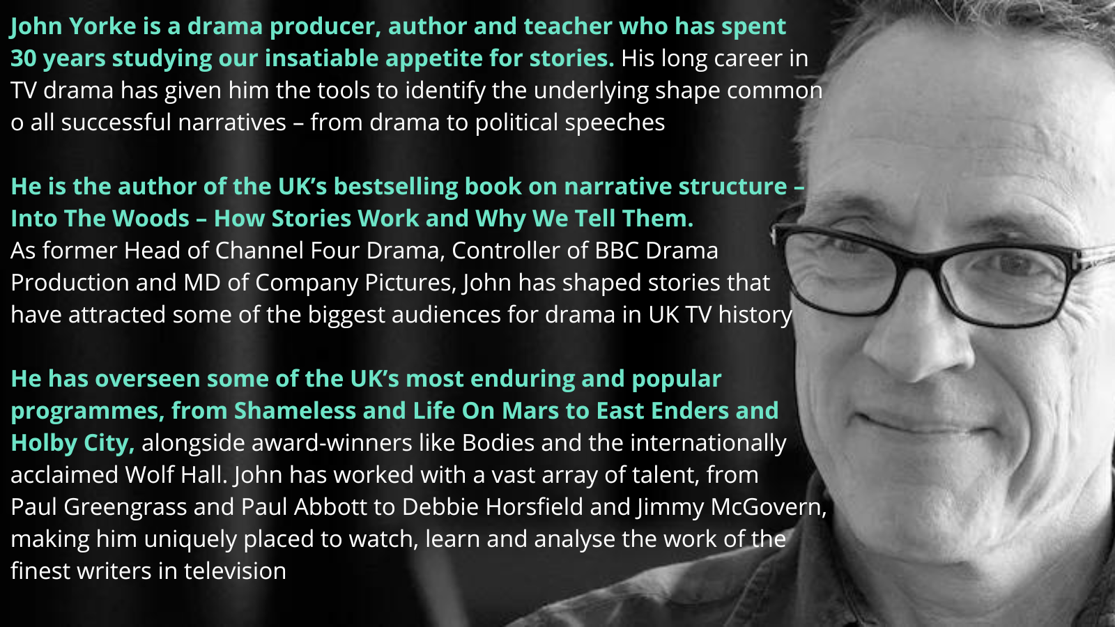 Developing a Series with John Yorke - MediaXchange